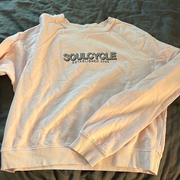 soulcycle | Tops | Great Used Condition Soul Cycle Cropped Sweatshirt ...
